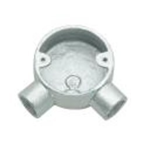 Polycab 20mm UPVC Conduit Fitting Circular Box Angle 2 Way